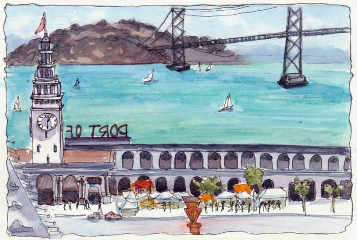 Urban Sketching – Jana Bouc, Artist