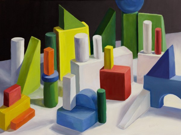 From Grisaille to Color: Painting a Colored Block Landscape in Oils ...